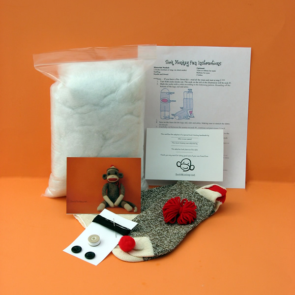 Sock Monkey Kits - Only $13 - (Sock Monkey.net)